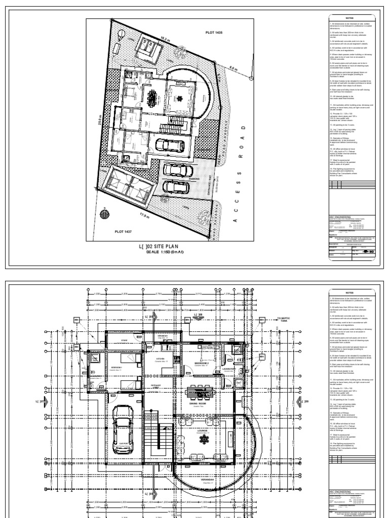 A3 Layouts - 4 Bedroomed House | Download Free PDF | Framing (Construction) | Door