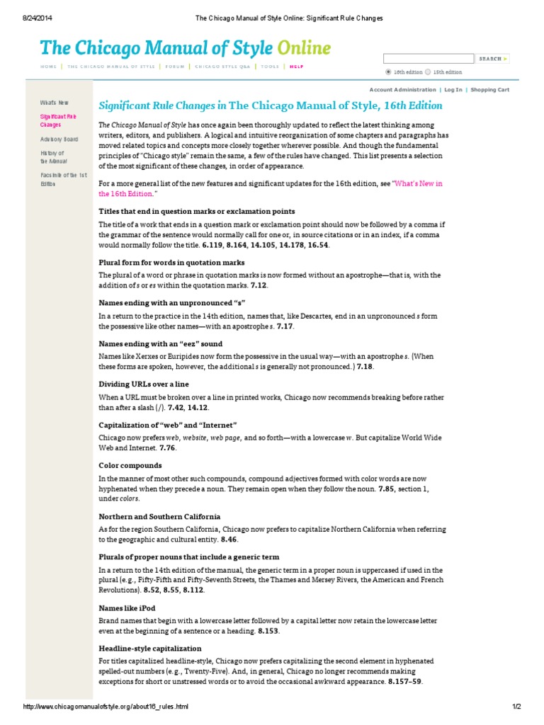 The Chicago Manual of Style Online - Numbers With Hyphen | Ellipsis ...