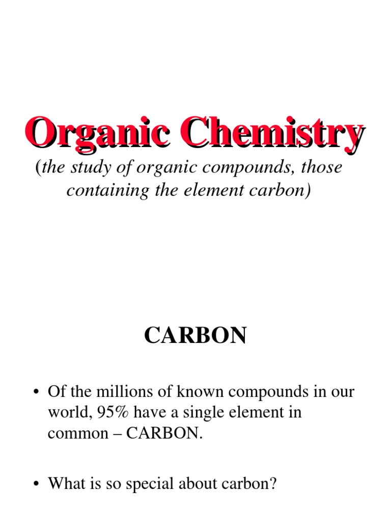 Understanding Organic Chemistry Basics | PDF | Hydrocarbons ...