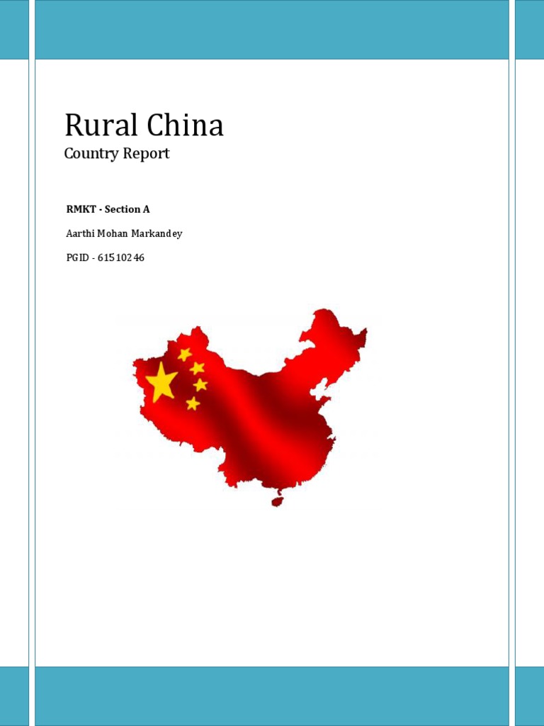 Rural China - Country Report-61510246 | PDF | Poverty | Poverty ...
