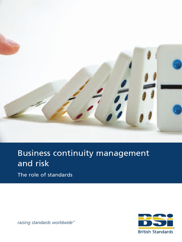 Business Continuity Management and Risk | PDF | Business Continuity | Risk