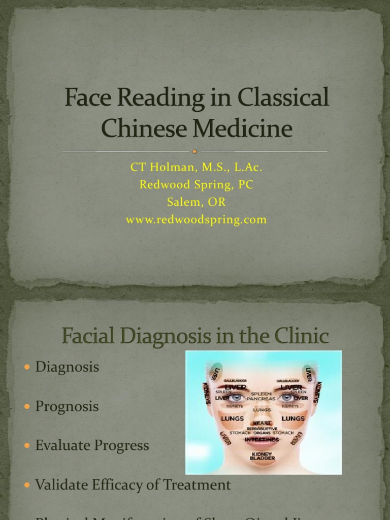 Face Reading in Classical Chinese Medicine | Traditional Chinese ...