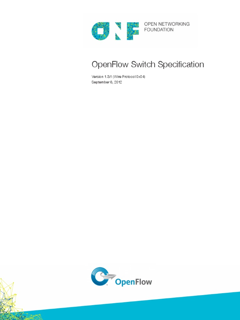 Openflow-Spec-V1 3 1 PDF | PDF | Network Switch | Port (Computer Networking)