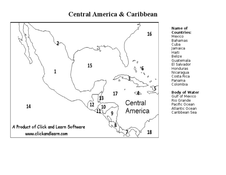 Central America & Caribbean Overview | PDF