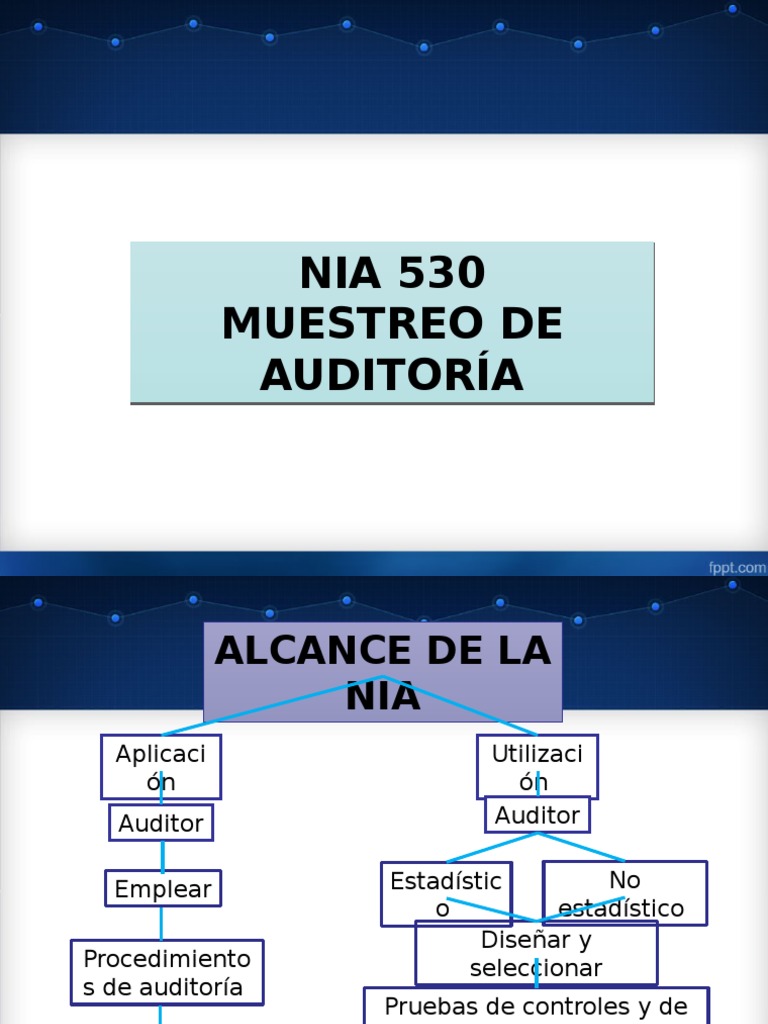 Muestreo de Auditoria Nia 530 | PDF | Muestreo (Estadísticas) | Estadísticas