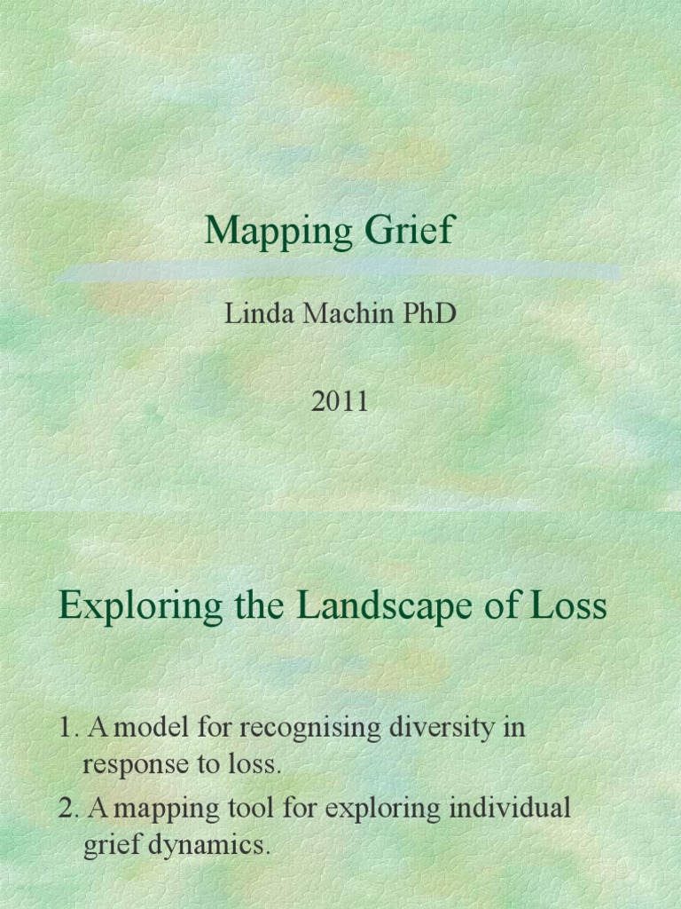Mapping Grief - Machin | PDF | Grief | Attachment Theory