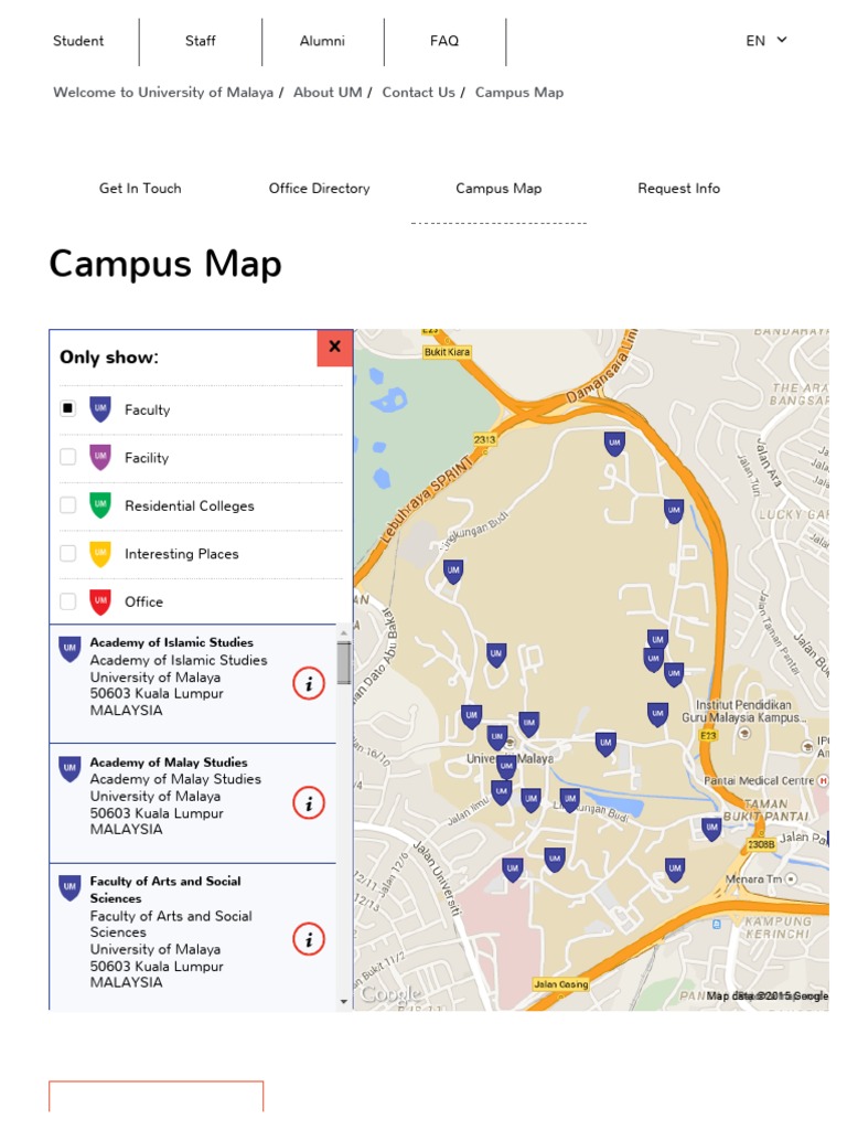 UM Campus Map | PDF