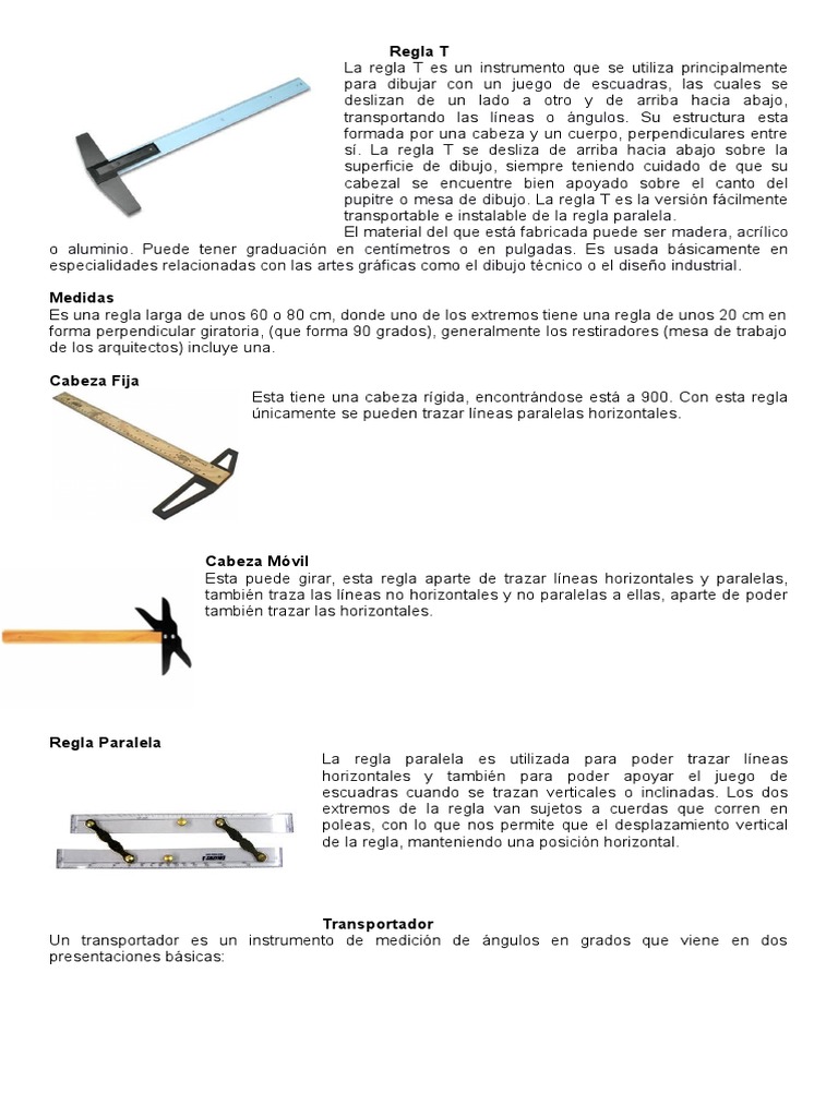 Guía sobre la Regla T y su Uso | PDF