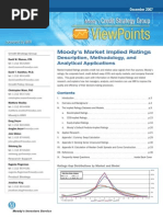 Moody's Rating Symbols and Definitions | PDF | Credit Rating | Bond ...