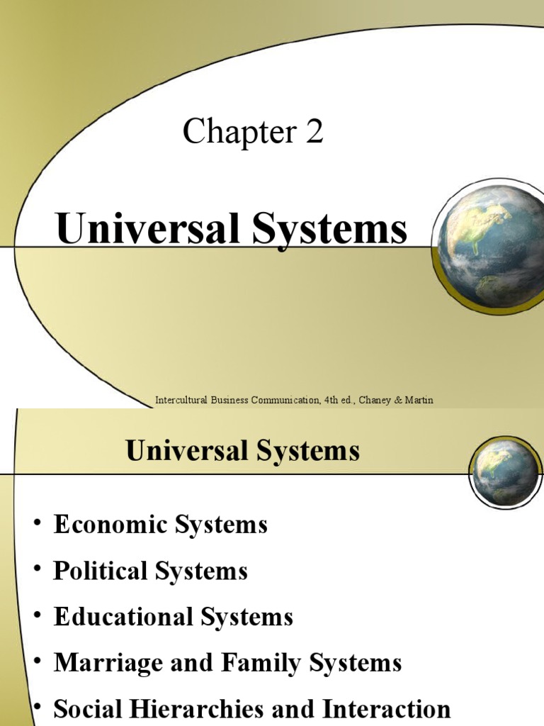 Universal Systems: Intercultural Business Communication, 4th Ed ...