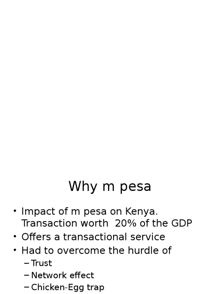 M Pesa | PDF | Technology & Engineering