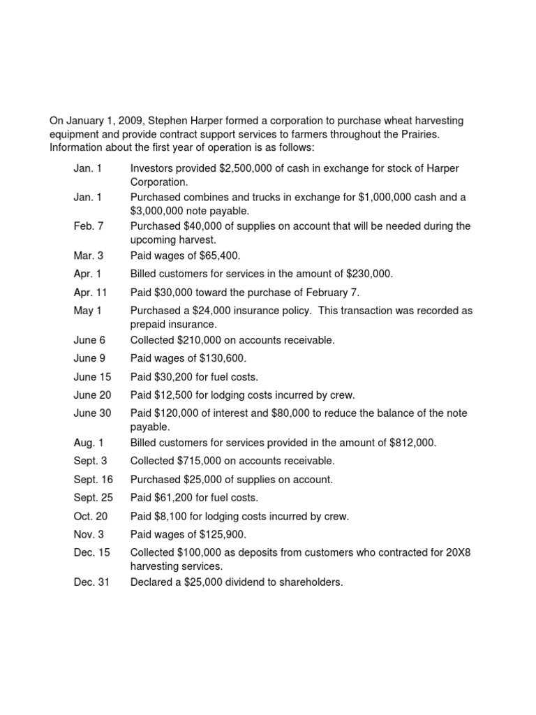 Chapter 3 Question | PDF | Expense | Dividend