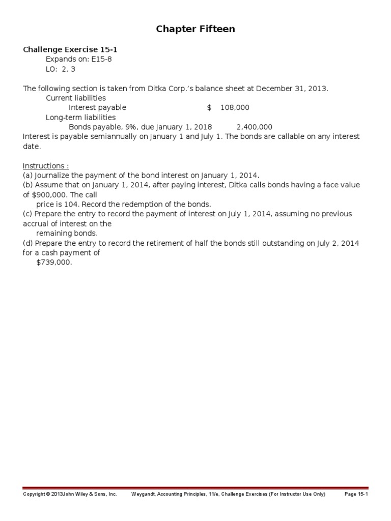 CH 15 | PDF | Finance & Money Management