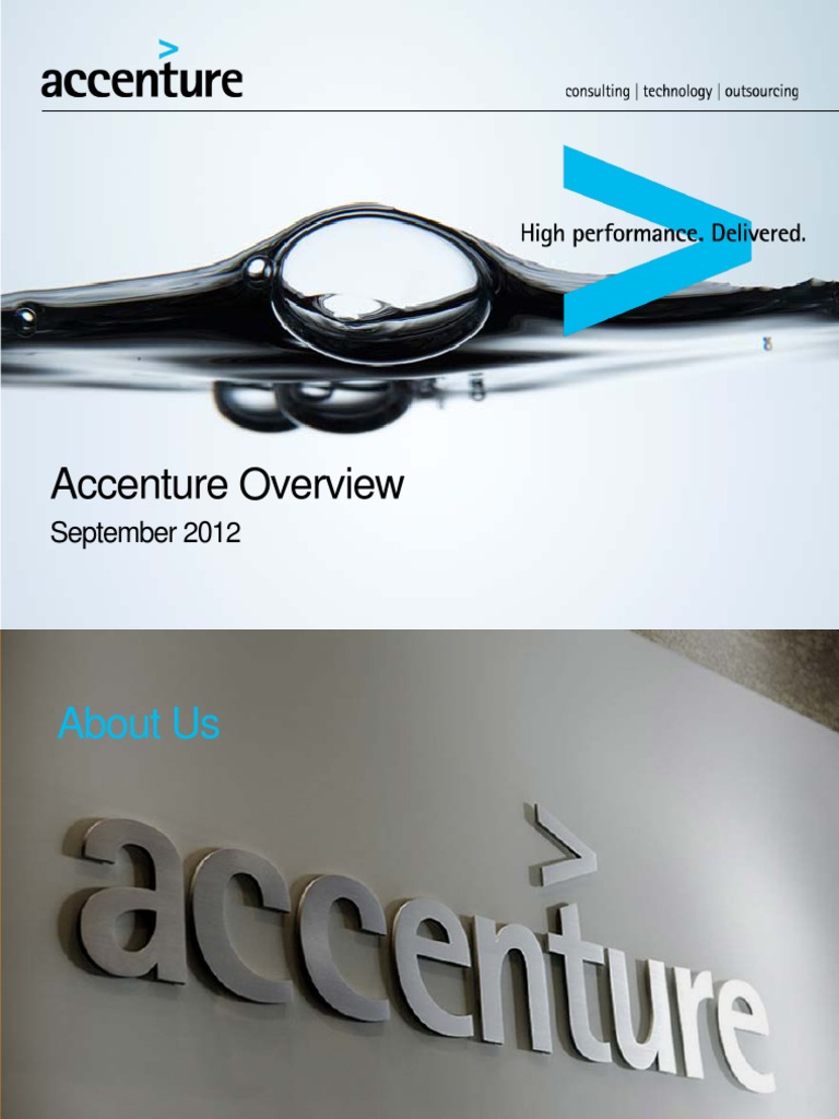 Accenture Overview: September 2012 | PDF | Software As A Service ...