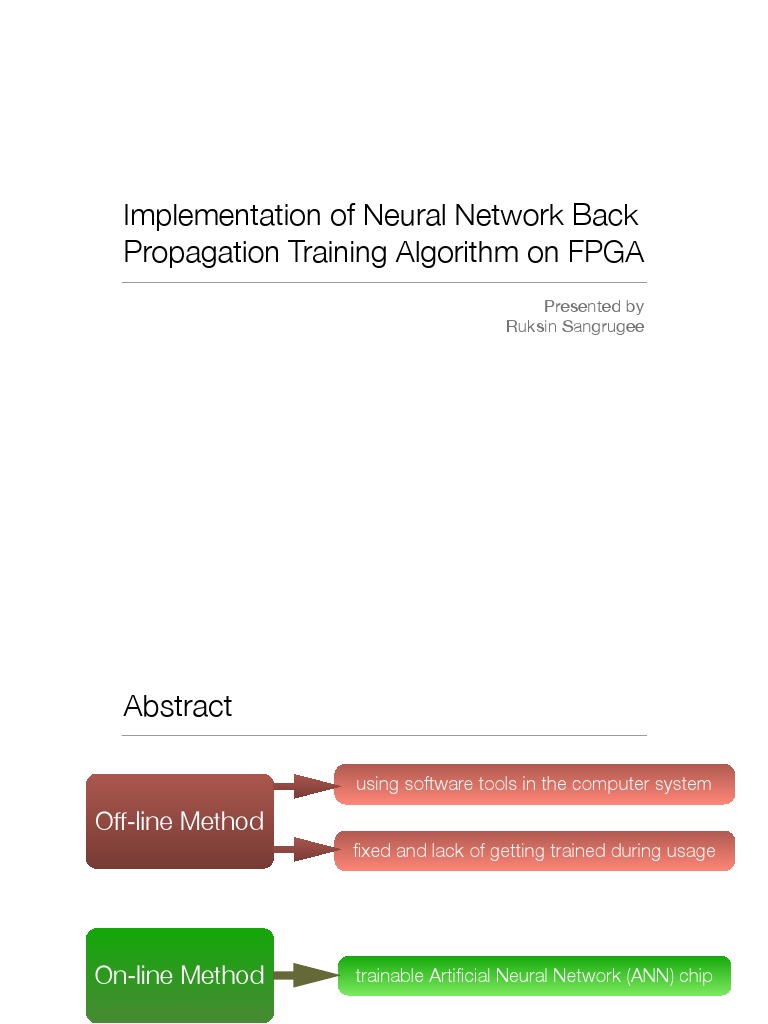 Implementation of Neural Network Back Propagation Training Algorithm On ...