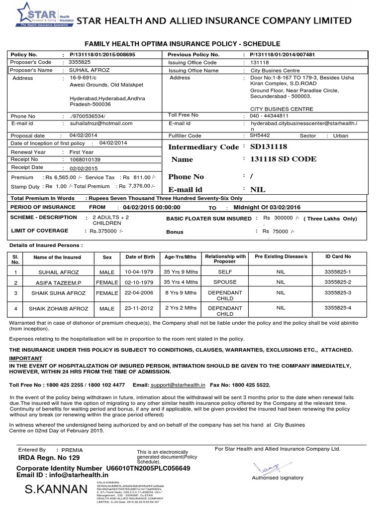 S.Kannan: 131118 SD CODE SD131118 Intermediary Code Name | PDF ...