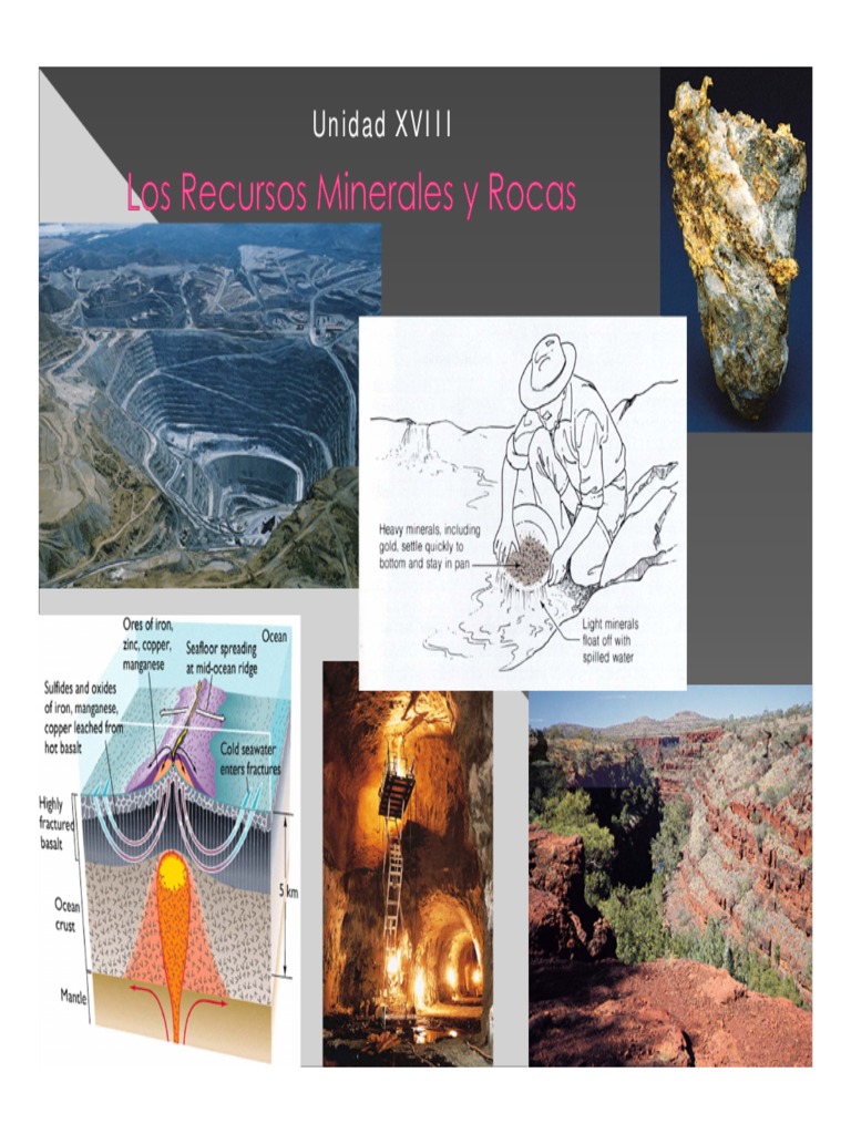 Yacimientos Minerales | PDF | Minerales | Minería