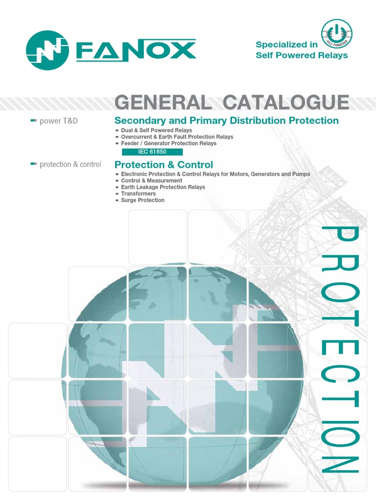 EN General Catalogue FANOX Rev0 PDF | PDF | Relay | Fuse (Electrical)