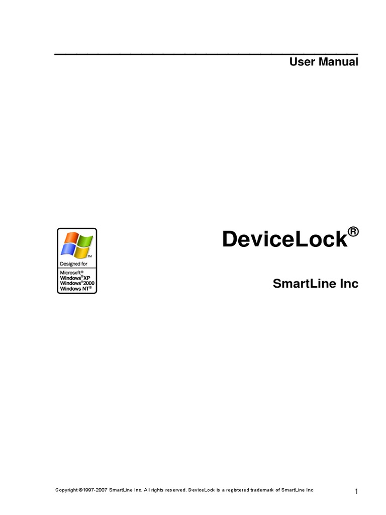 DeviceLock Manual | PDF | Group Policy | Active Directory