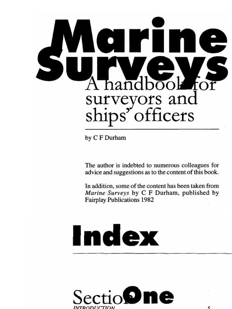 Marine Survey | PDF