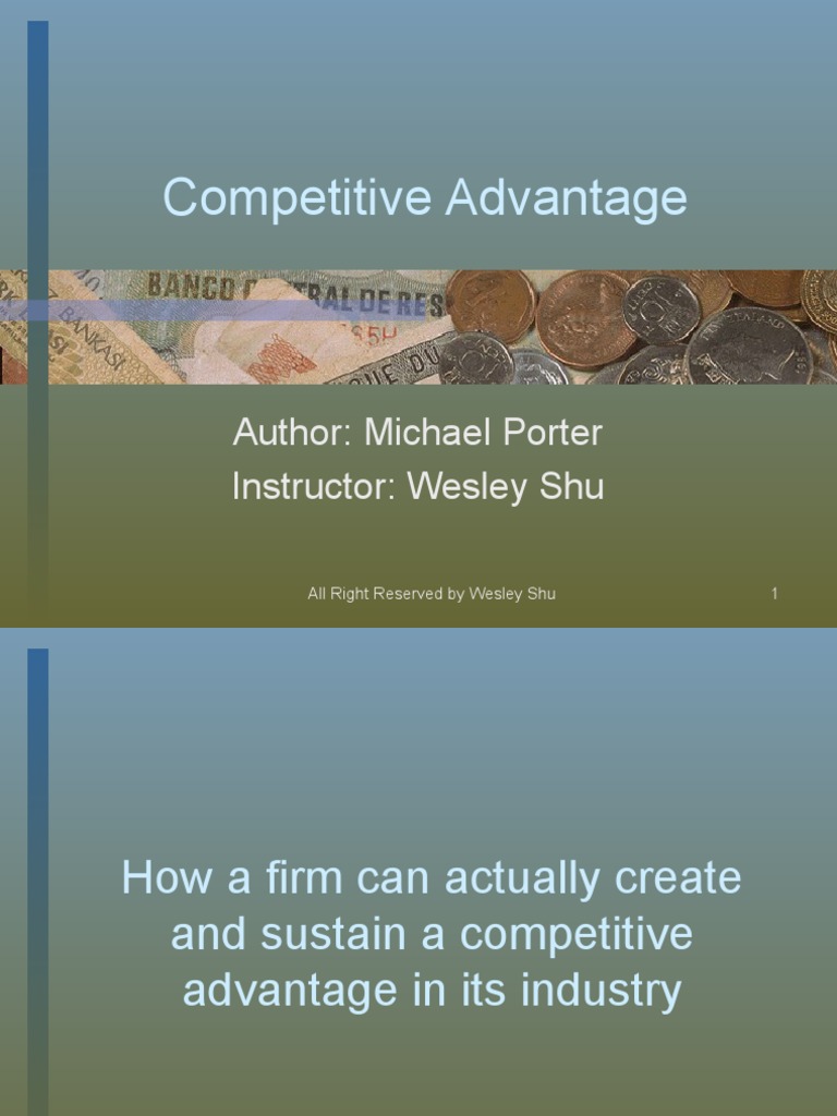 michael-porters-competitive-advantage-6110.ppt | Value Chain ...