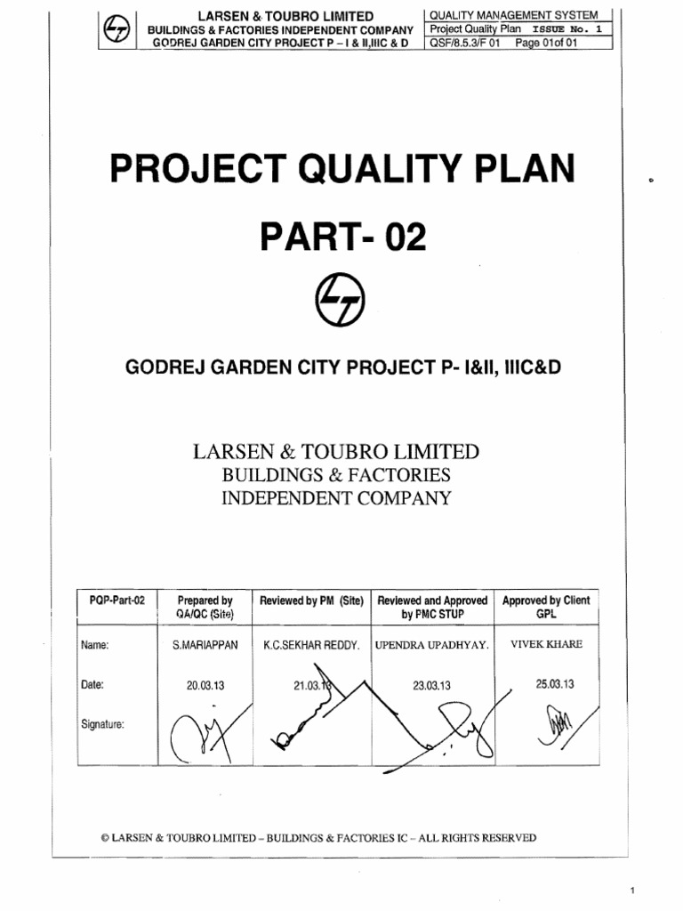 PQP Part - 2 For Phase - I & II Final | PDF | Concrete | Building Materials