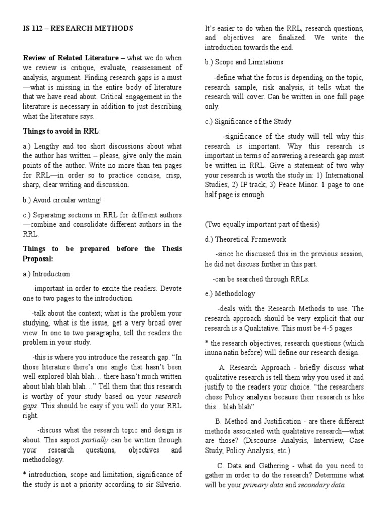 Thesis Methodology | PDF | Qualitative Research | Analysis