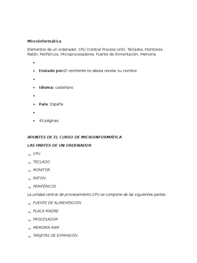 Micro Inform Á Tica | PDF | Disco flexible | Monitor de computadora