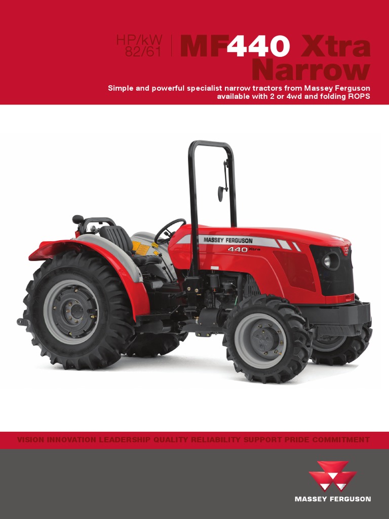 MF 440 Xtra Narrow (Tier II) | PDF