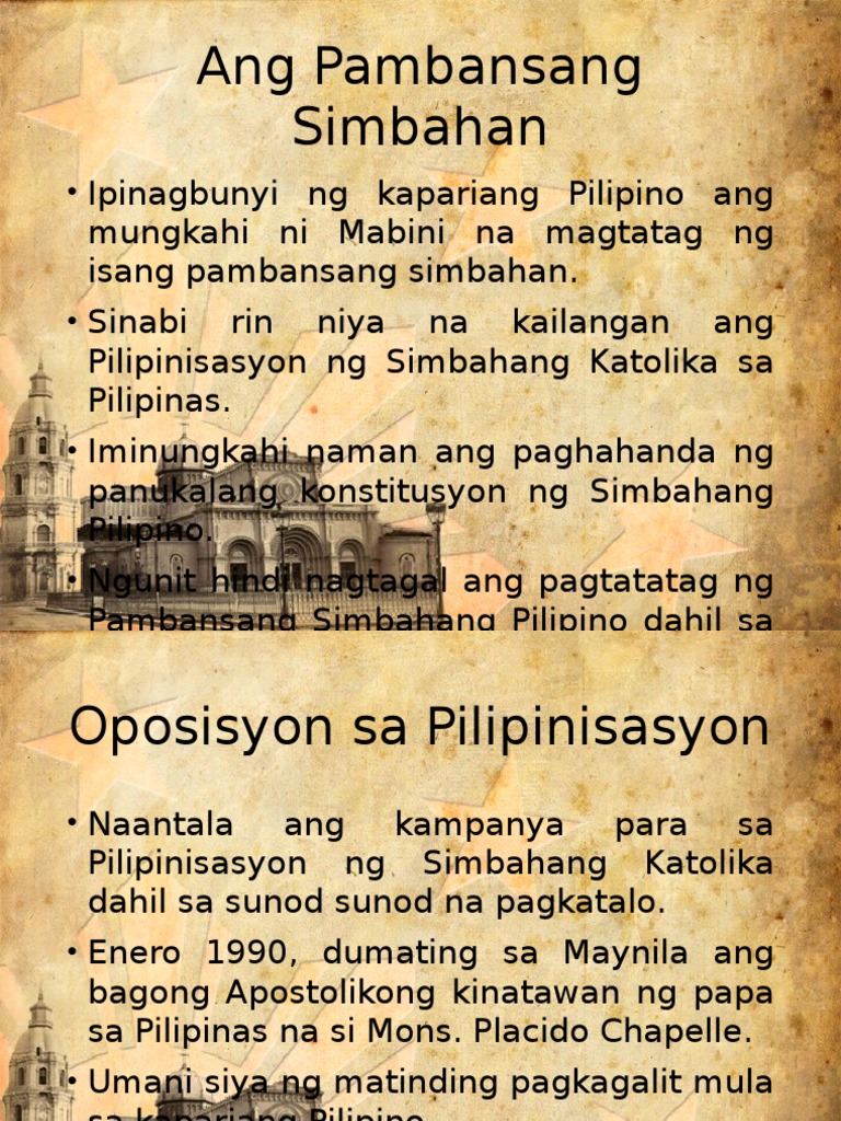 Ang Pambansang Simbahan | PDF