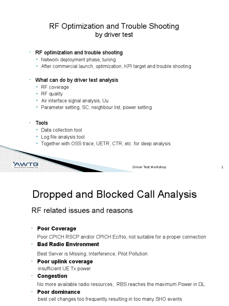 Dropped and Blocked Call Analysis | PDF | Telecommunications Engineering | Electronics