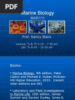 Marine Biology Notes | PDF | Social Science | Science & Mathematics