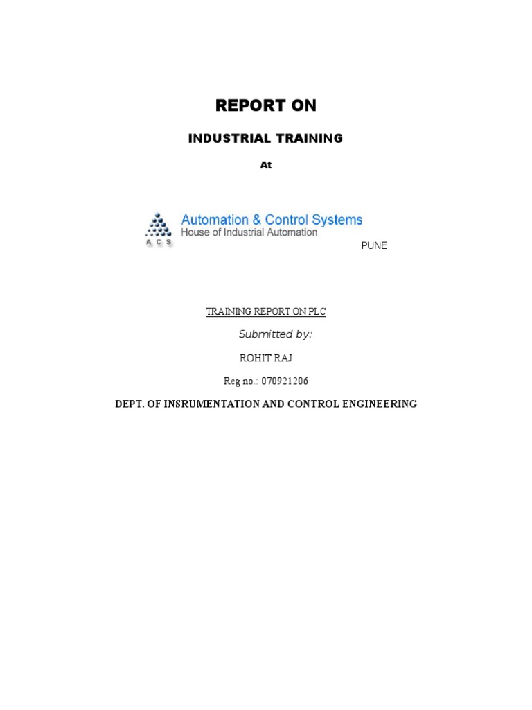 PLC Project | PDF | Programmable Logic Controller | Scada