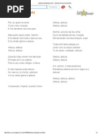 Letra Aleluia | PDF