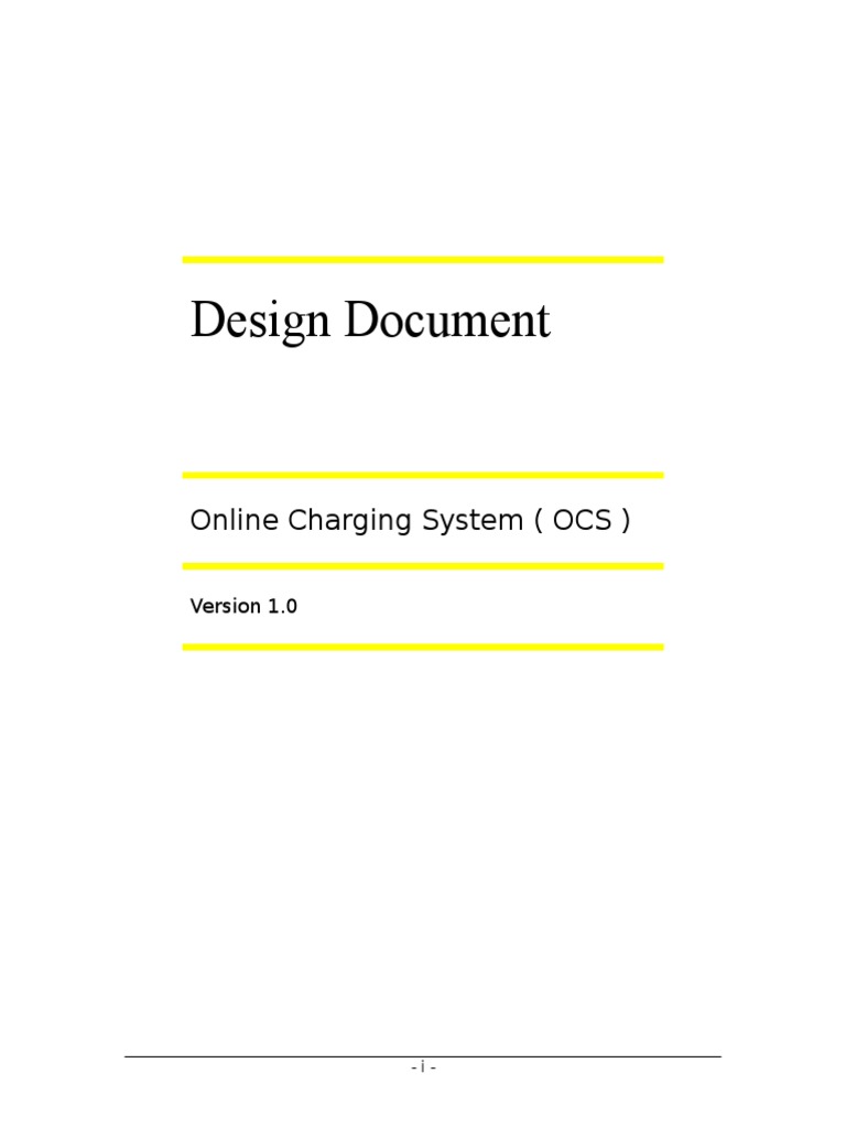OCS Design Document Overview | PDF | Communications Protocols | Ip ...