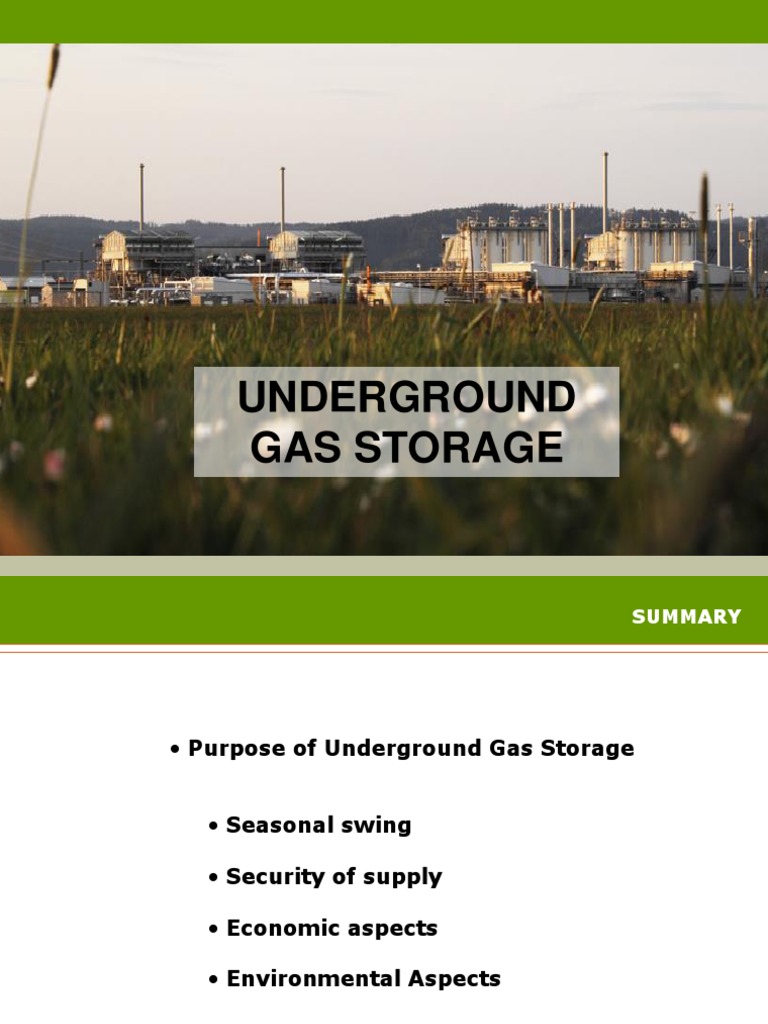 Underground Gas Storage | PDF | Fuel Gas | Hydrocarbons