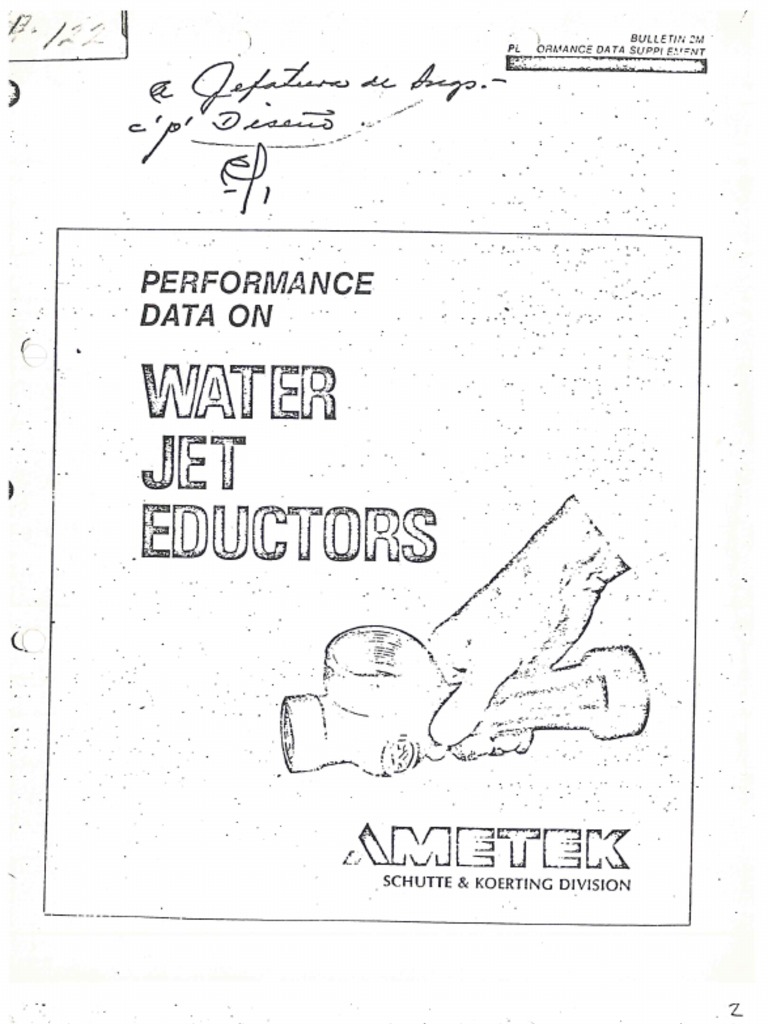 Water Jet Eductors | PDF