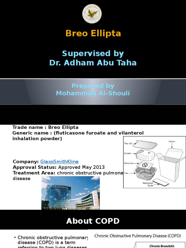 Breo Ellipta | PDF | Chronic Obstructive Pulmonary Disease | Asthma