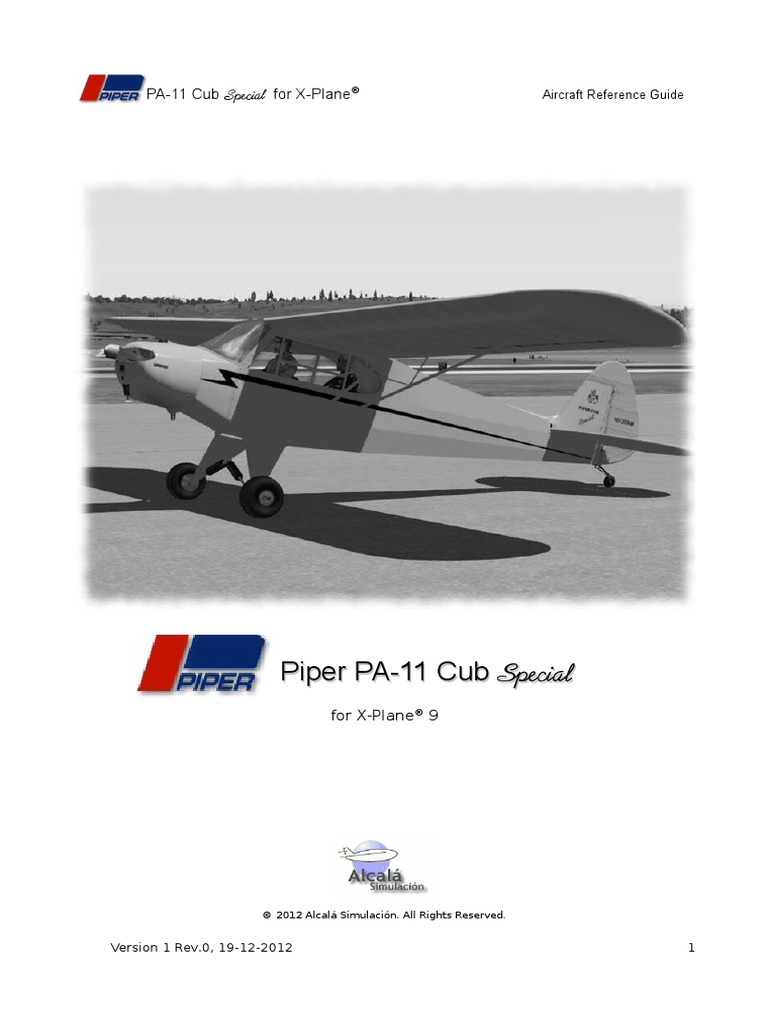 Piper Cub Manual | PDF | Aviation | Aerospace Engineering