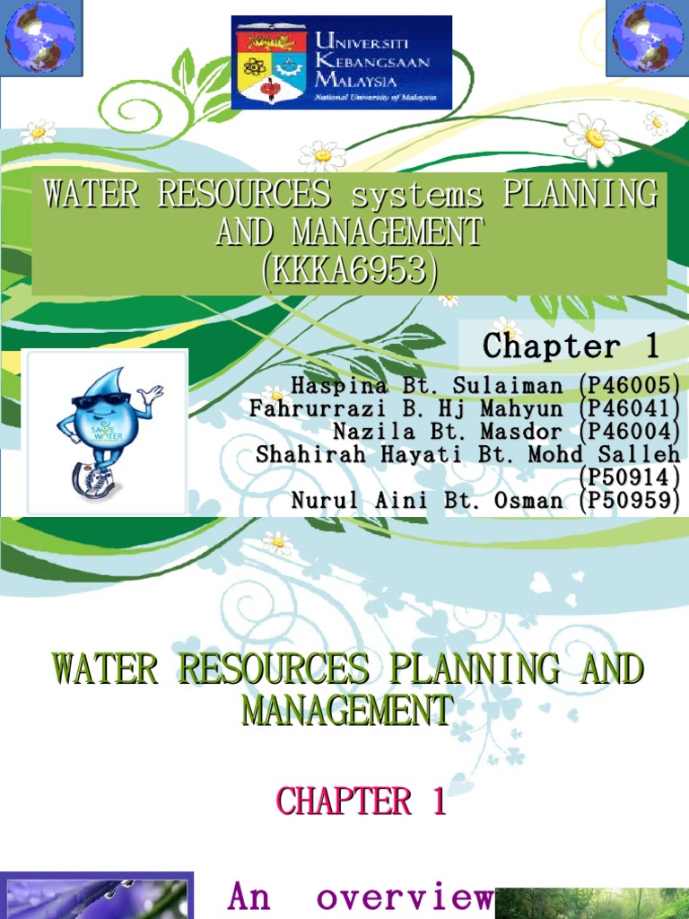 Water Resources Planning and Management | PDF | River | Sustainability