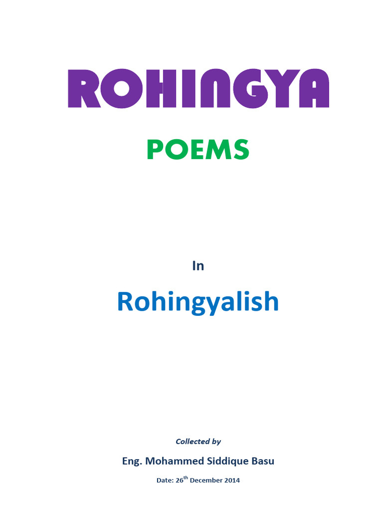 Rohingya Poems in Rohingyalish | PDF | Rohingya People | Nature