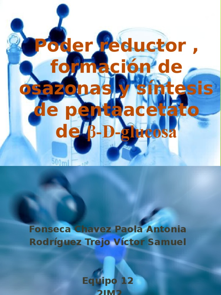 Seminario Poder Reductor 1 | PDF | Carbohidratos | Glucosa