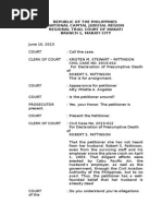 Court Testimony: Julia Torres | PDF | Violence