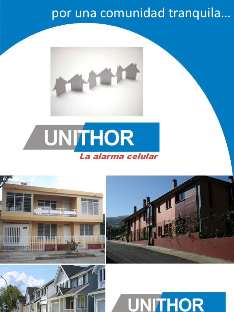 Sistema de Alarma Celular UNITHOR | PDF | Teléfonos móviles | Software