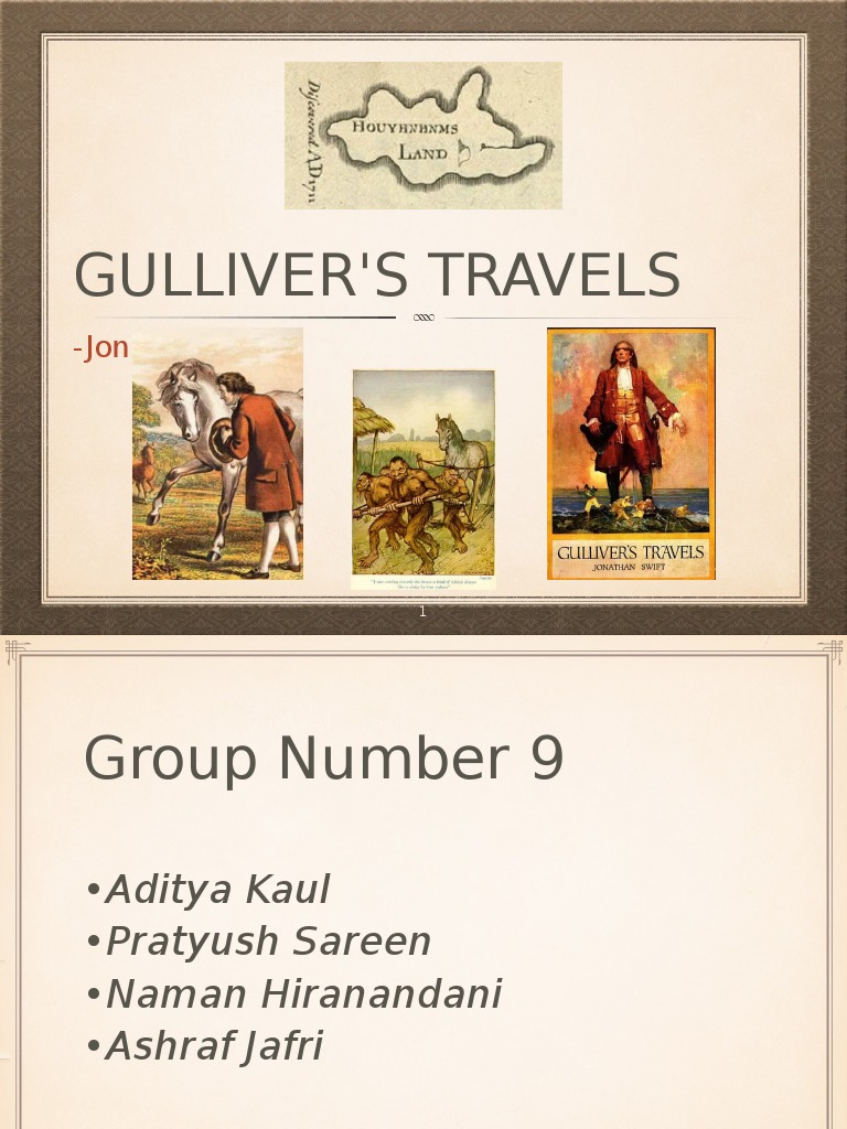 Presentation On Gullivers Travels | PDF | Jonathan Swift | Pirate Books