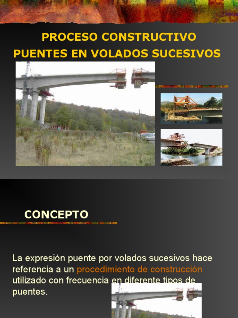 Proceso Constructivo - Puente | PDF | Hormigón pretensado | Puente