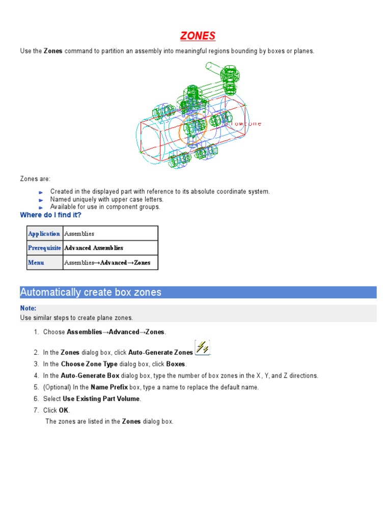 Zones: Automatically Create Box Zones | PDF