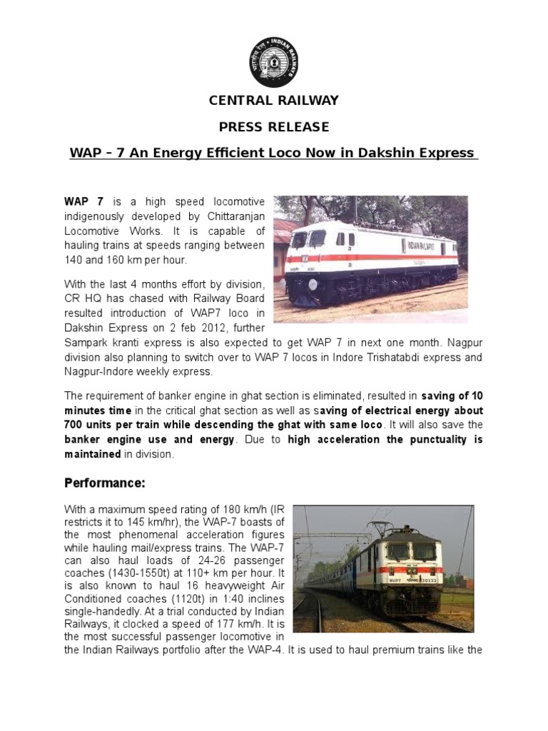 1329993244802-Wap 7 | PDF | Locomotives | Land Transport