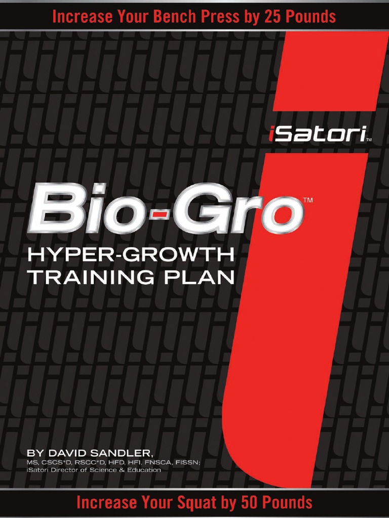 BioGro HyperGrowthTrainingPlan | PDF | Flexibility (Anatomy) | Insulin ...
