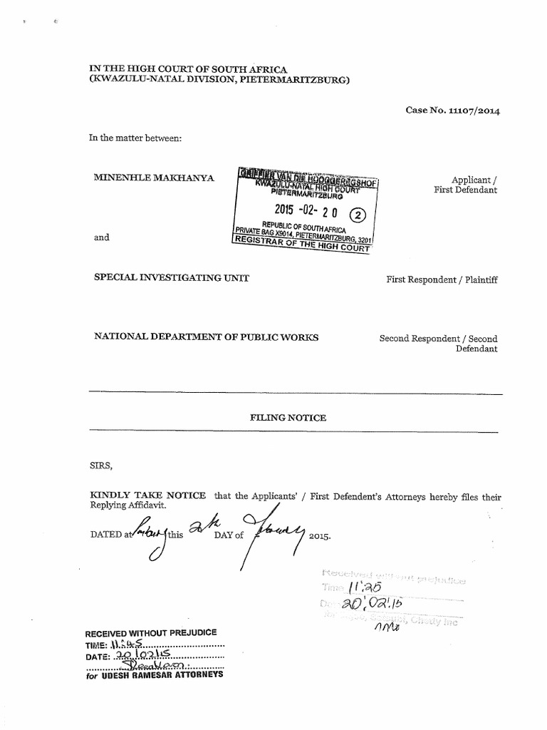 Replying Affidavit | PDF